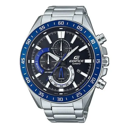 Casio Edifice Stainless Steel Chronograph Watch - Black