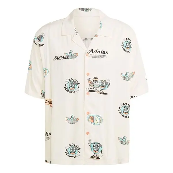Adidas Enjoy Summer Resort Shirt Asia Sizing - Beige