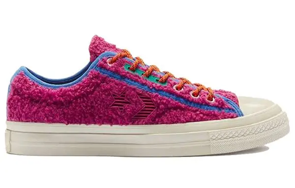CONVERSE Retro Sherpa Low Top Sneakers - Red