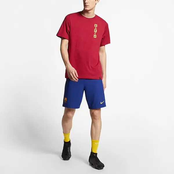 Nike Fc Barcelona Element Alphabet T-shirt 'red - Multi-color