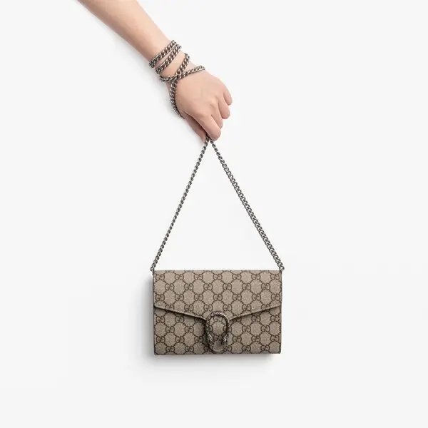 Gucci Dionysus Series Chain Bag - Brown
