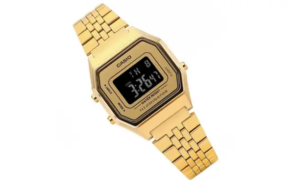 Casio Vintage Square Digital Watch With Finish