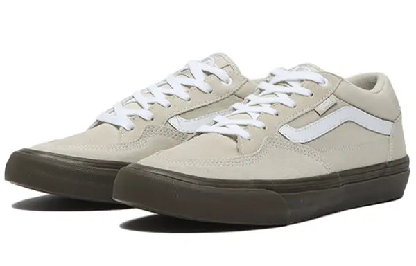 VANS Rowan Pro "oatmeal Gum" Sneakers - White