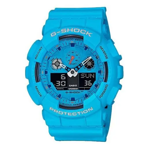 Casio G-shock Analog-digital Watch - Light Blue