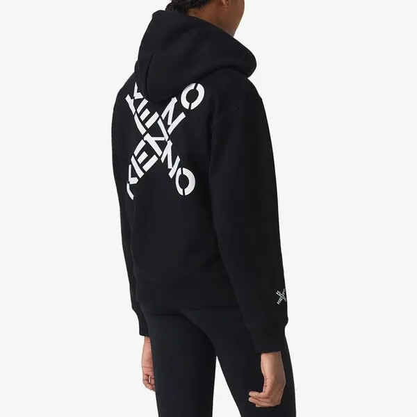 Kenzo Alphabet Printing Hooded Zipper Hoodie