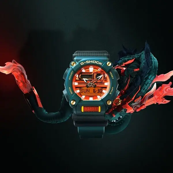Casio G-shock Analog-digital Watch - Dark Green