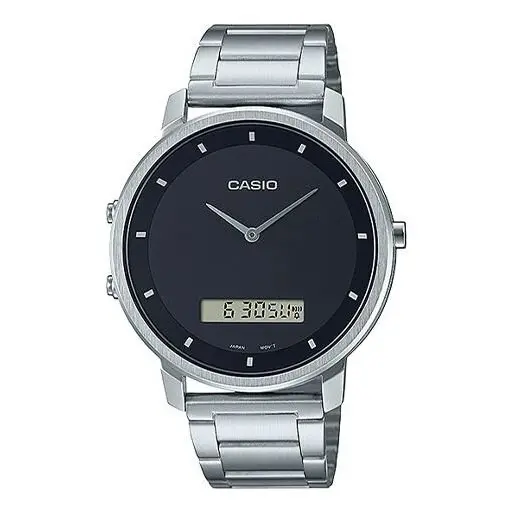 Casio Classic Analog Watch With Stainless Steel Strap - Black