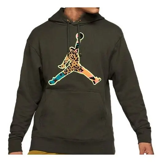 JORDAN Air Animal Instinct Knit Hoodie - Green