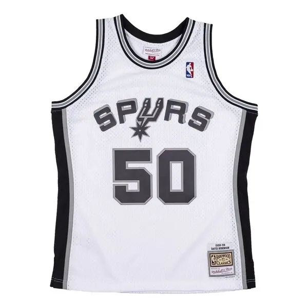 Mitchell & Ness X Nba San Antonio Spurs 1998-99 Swingman Jersey 'david Robinson 50 - White/black