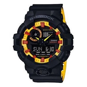 Casio G-shock Analog-digital Watch - Black/yellow