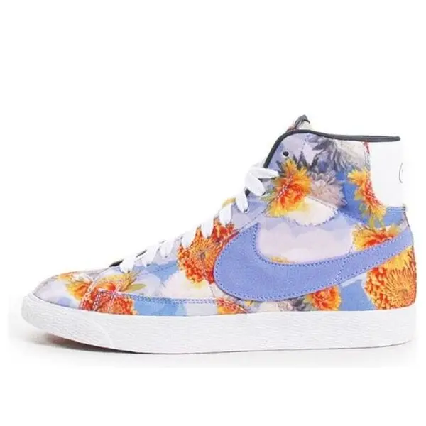 Nike Blazer Mid Prm Vintage Qs 'chicago - Blue/white