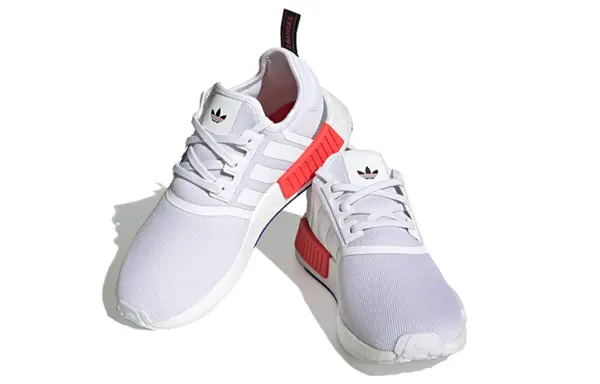 Adidas Originals Nmd_r1 Sneakers - Cloud White/core Black/bright Red