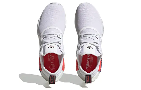 Adidas Originals Nmd_r1 Sneakers - Cloud White/core Black/bright Red