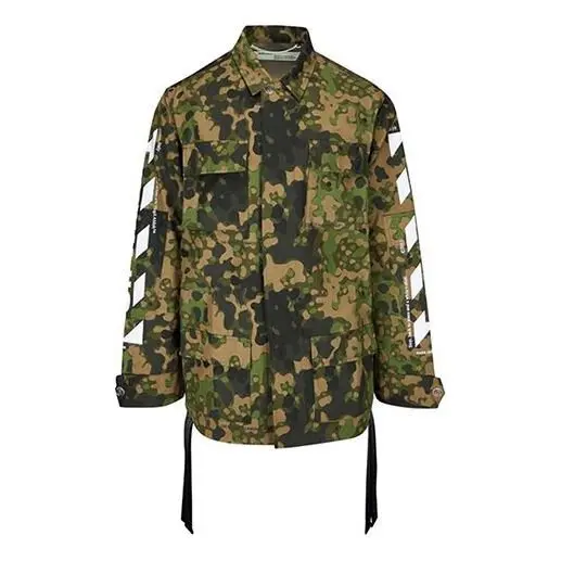 Off-White Camouflage Field Jacket - Green