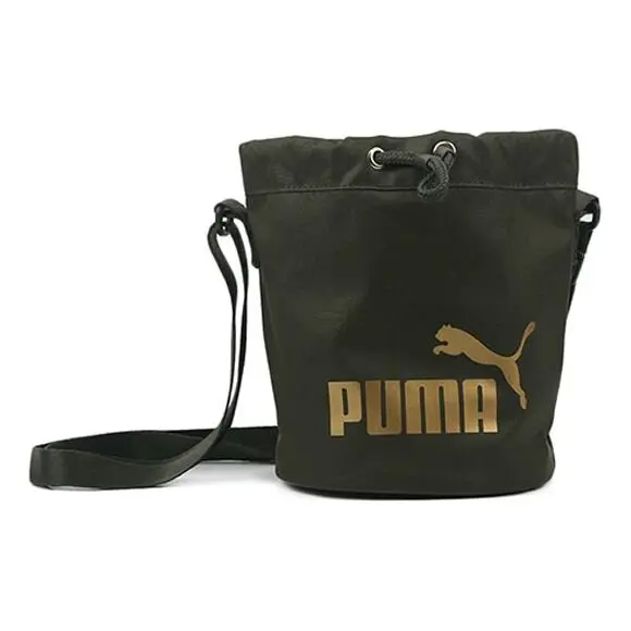 PUMA Core Up Small Bucket Bag - Black/gold