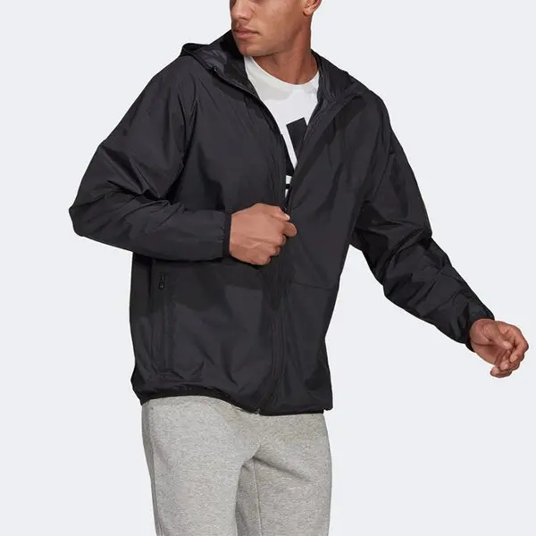 Adidas Brd Jkt Solid Color Sports Hooded Jacket