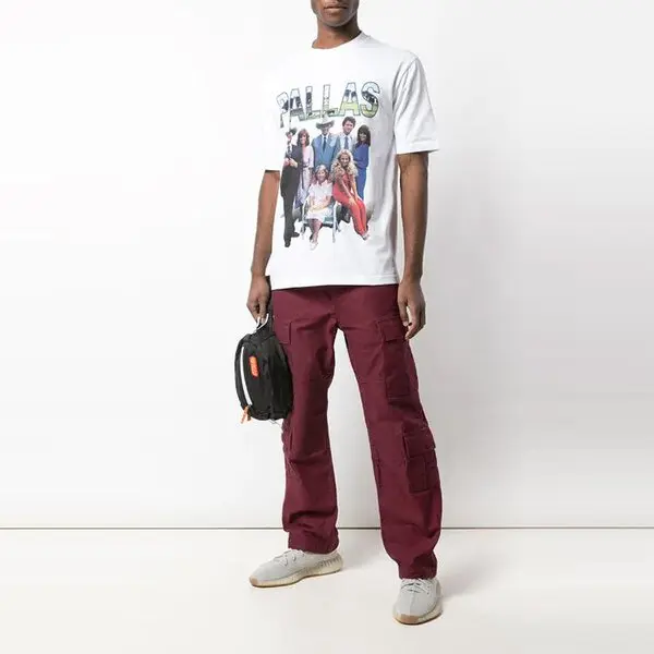 PALACE Pallas Character" Printed Short Sleeve T-shirt - White