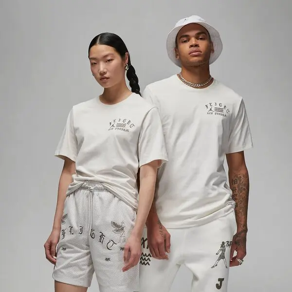 JORDAN Artist Series Umar Rashid T-shirt Asia Sizing 'sail