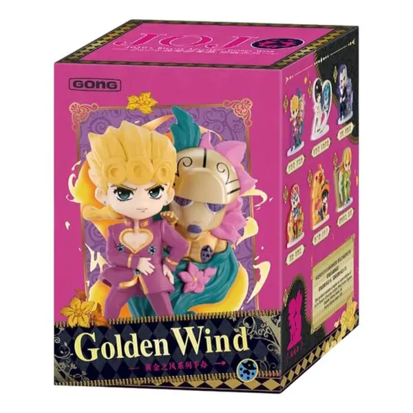 POP MART Golden Wind Jojo's Bizarre Adventure Figures Sealed Case - Multi-color