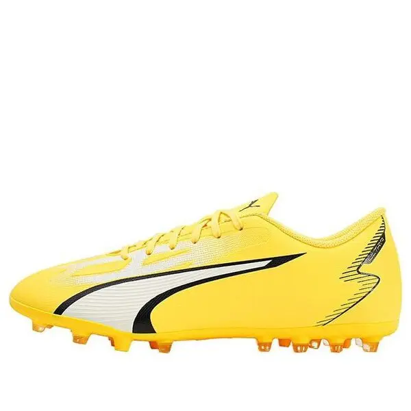 PUMA Ultra Play Mg Football Boots - Yellow/white/black