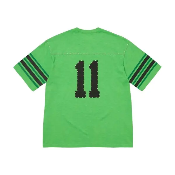 Supreme Ss26 Studded S/s Football T-shirt - Green