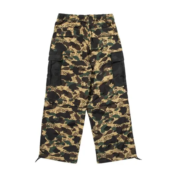 A BATHING APE X Clot Detachable Cargo Pants - Yellow