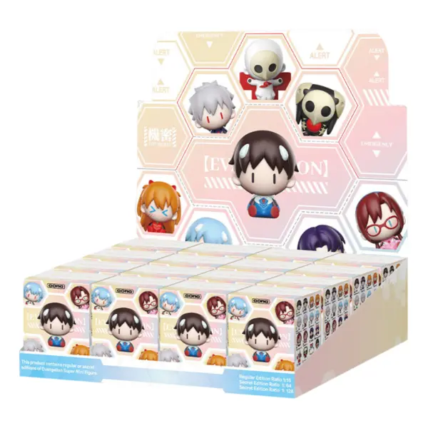 POP MART Evangelion Super Mini Figure Sealed Case - Multi-color