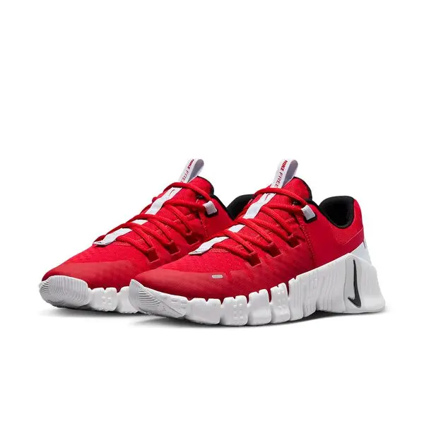 Nike Free Metcon 5 Athletic Sneakers - Red/white