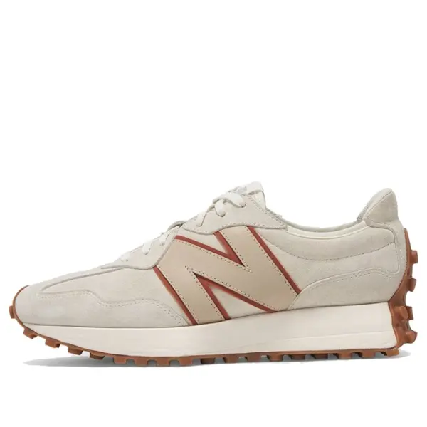 NEW BALANCE Bandier X 327 Low Top Sneakers - Khaki/red