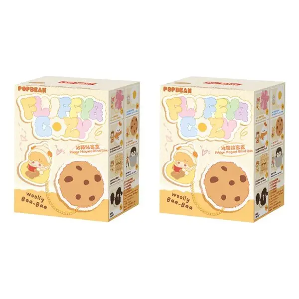 POP MART Pop Bean Fluffy And Cozy Fridge Magnet Blind Box