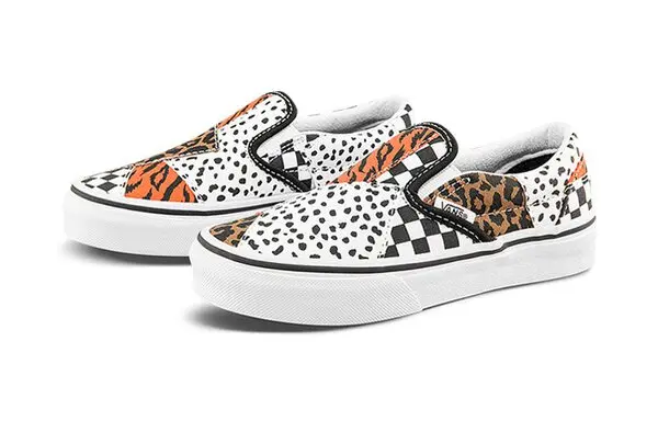 VANS Slip-on Patchwork Print Sneakers