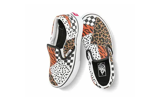 VANS Slip-on Patchwork Print Sneakers