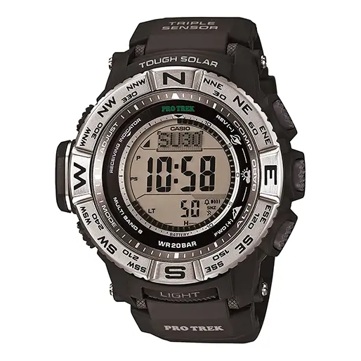 Casio Pro Trek Triple Sensor Solar Powered Watch - Default Color