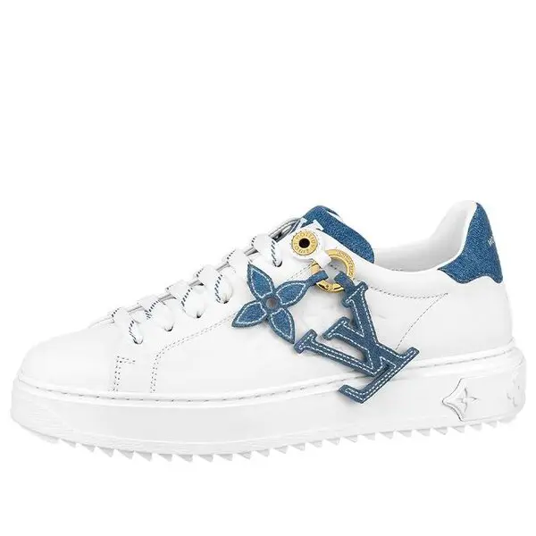 LOUIS VUITTON Time Out Sneakers - White/blue