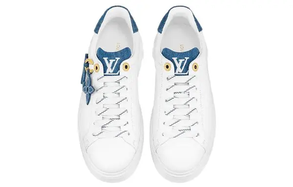 LOUIS VUITTON Time Out Sneakers - White/blue