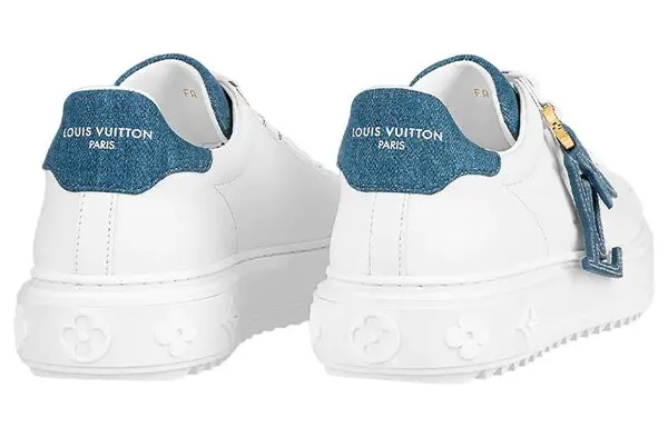 LOUIS VUITTON Time Out Sneakers - White/blue