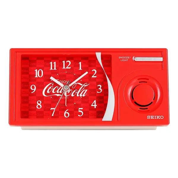 SEIKO X Coca Cola Music Alarm Clock - Red