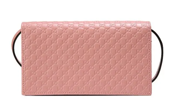 Gucci Embossed Leather Shoulder Bag