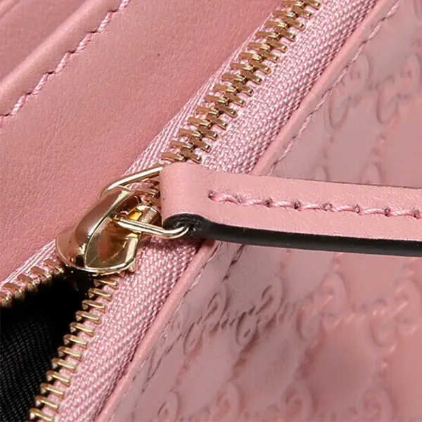 Gucci Embossed Leather Shoulder Bag