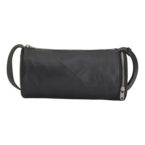 Adidas Y-3 Leather Barrel Bag - Black
