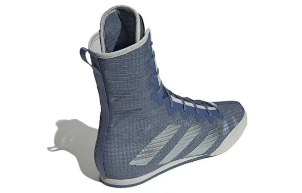 Adidas Box Hog 4 High Top Sneakers - Gray/blue