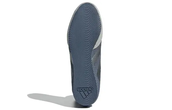Adidas Box Hog 4 High Top Sneakers - Gray/blue