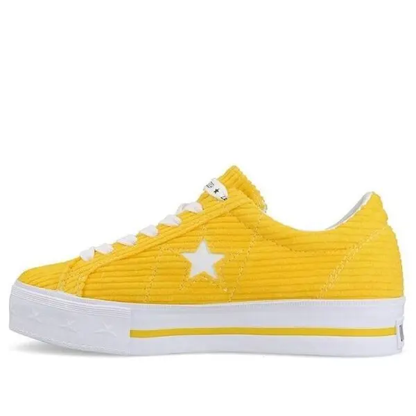 CONVERSE Mademe X One Star Platform Suede Ox - Yellow