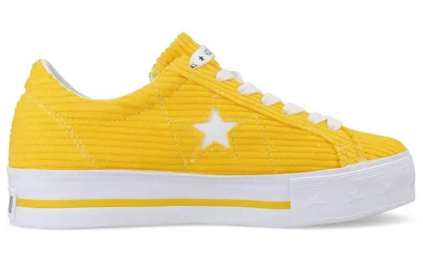 CONVERSE Mademe X One Star Platform Suede Ox - Yellow