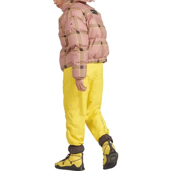Adidas Puffer Jacket With Checked Print