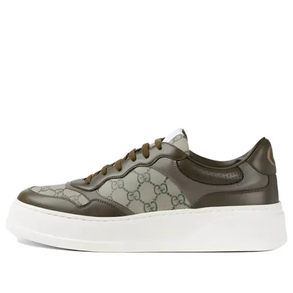 Gucci Gg Supreme Sneaker - Beige/green