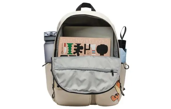 LI-NING X Disney Graphic Backpack - Light Brown/multi-color