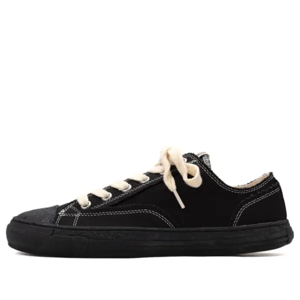 Mihara Yasuhiro Past Sole" Canvas Low-top Sneakers - Black