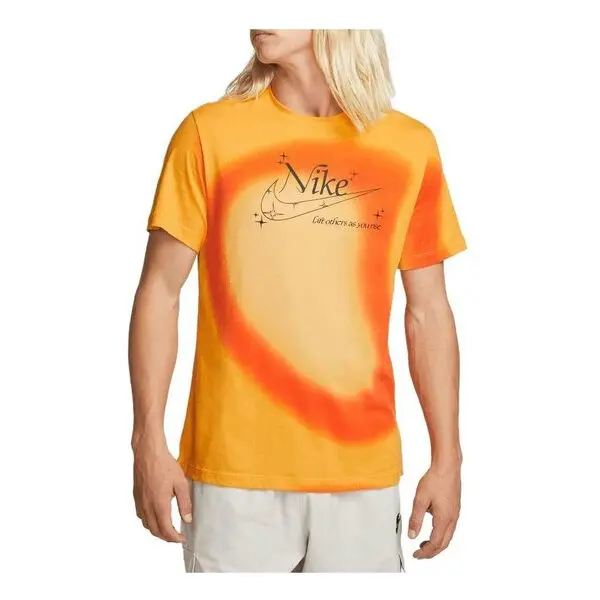 Nike Lift Others T-shirt 'yellow Orange - Orange/yellow