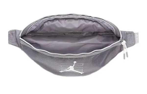 JORDAN Polyester Crossbody Printing Logo Zipper Belt Bag